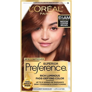 L'Oreal Paris Superior Preference Fade-Defying Shine Permanent Hair ...