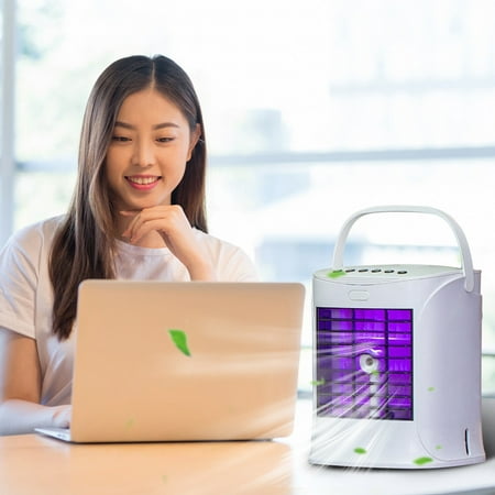 Snorda Portable Air Cooler Desktop Office Air Conditioning Fan USB ...