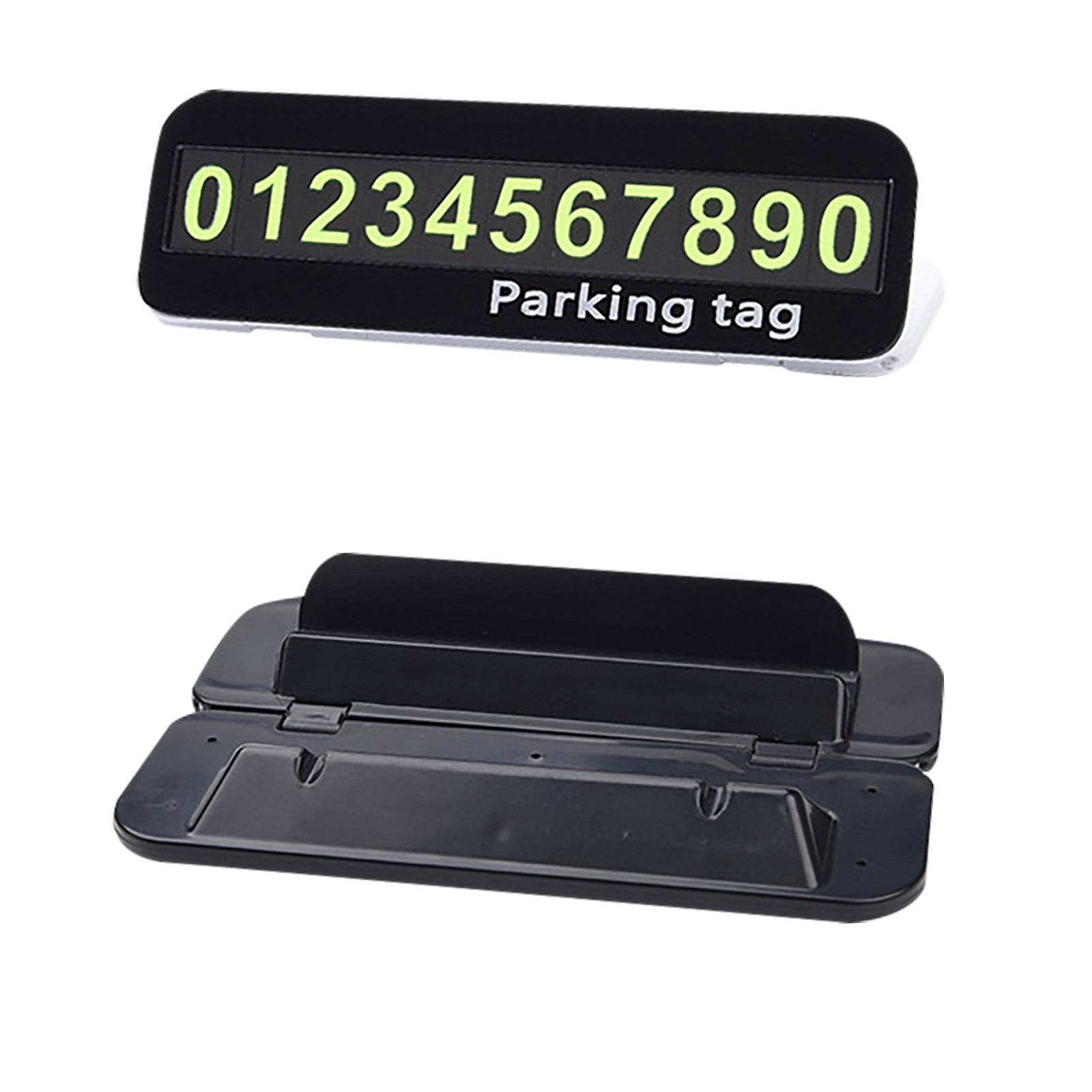EQWLJWE Car Hidden Luminous Temporary Parking Sign And Mobile Phone ...