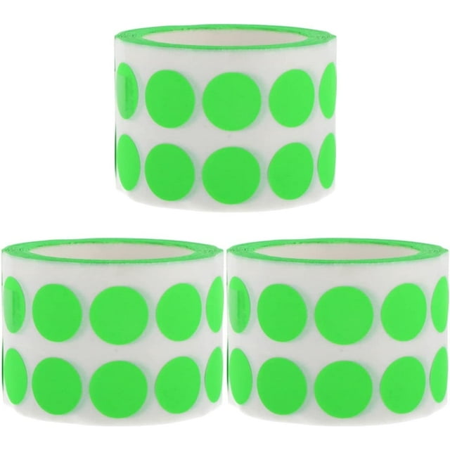 Sticker Labels 3 Rolls of Dot Stickers Color Coding Labels Colored Dot ...