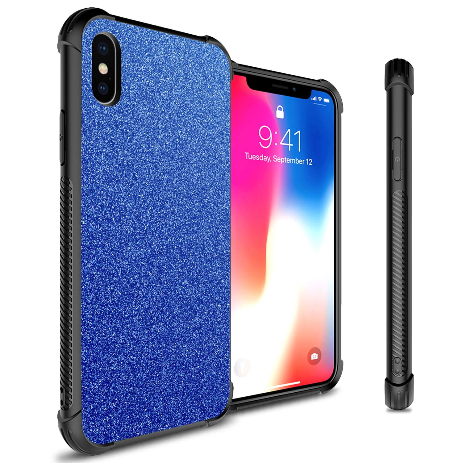 CoverON Apple iPhone XS / iPhone X / 10S / 10 Case, Glimmer Series Cute ...