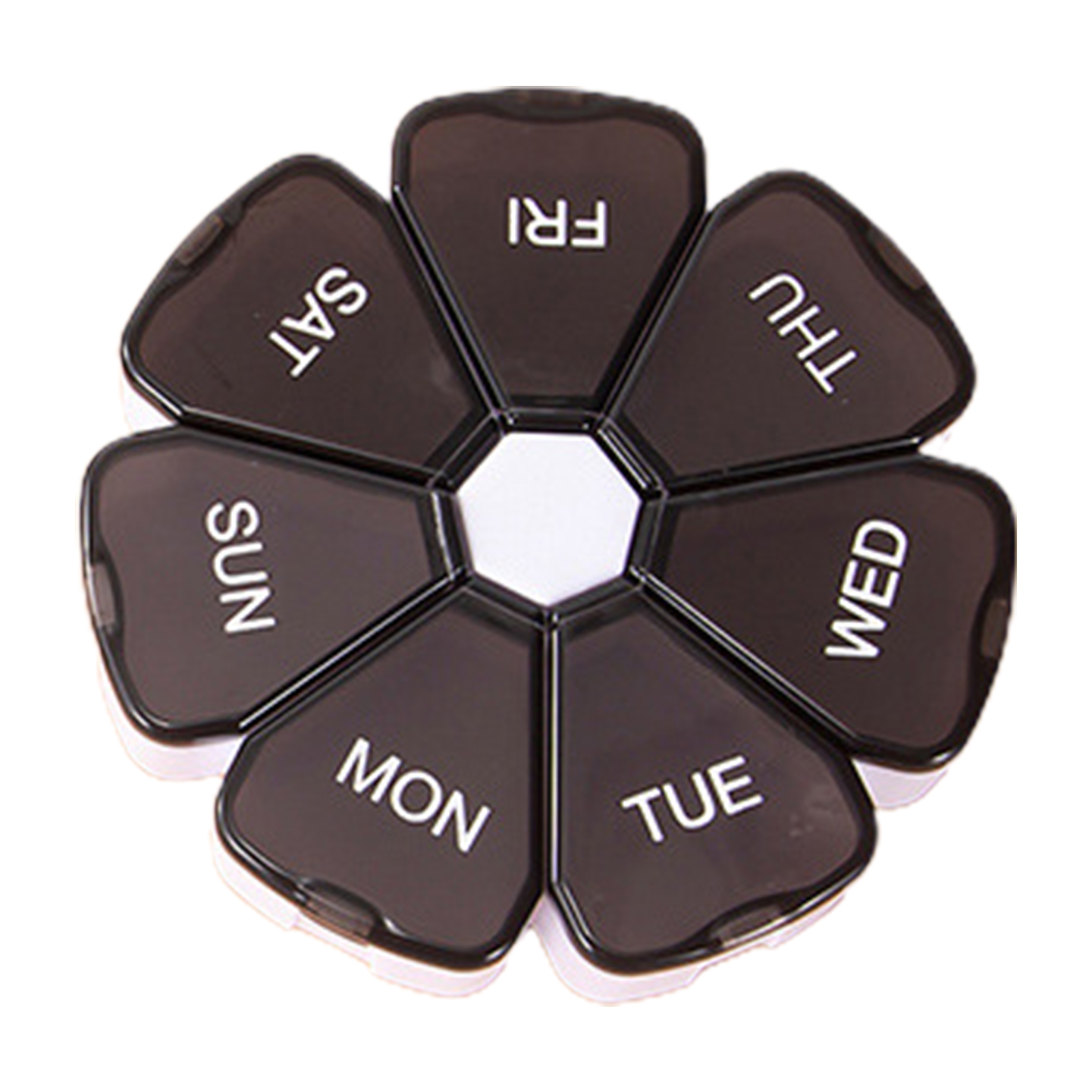 Pill Box Flower Shaped Sealed Well Portable Travel 7 Days Pill ...