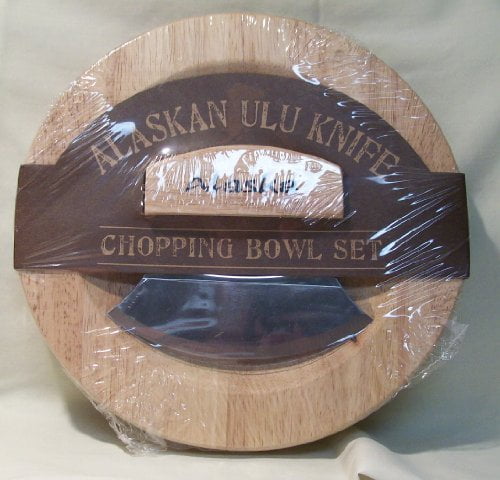 Round Ulu Bowl with Ulu Knife - Walmart.com