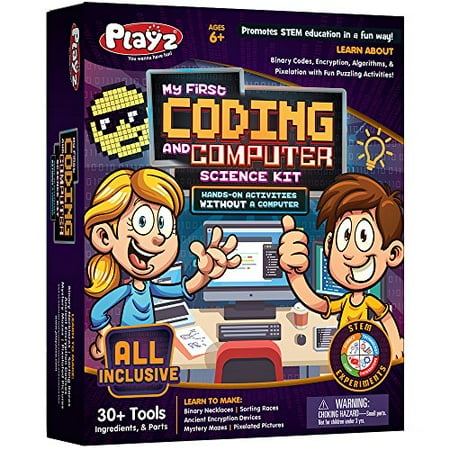 Playz My First Coding & Computer Science Kit - Learn About Binary Codes ...