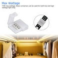 20 Pack Solderless 4-Pin LED Strip Connectors - Quick Connect Clips for ...