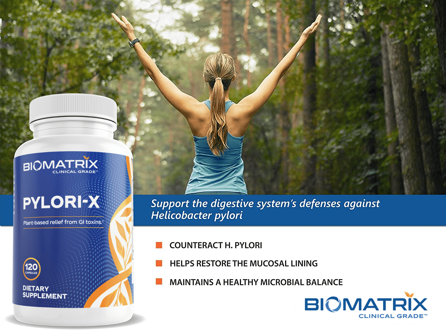 Buy BioMatrix Pylori-X Mastic Gum ( 120 Capsules) - Eliminates ...
