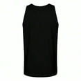 Black Mens Graphic Muscle Tank Top With Rainbow Ghost Print, Scoop Neck ...
