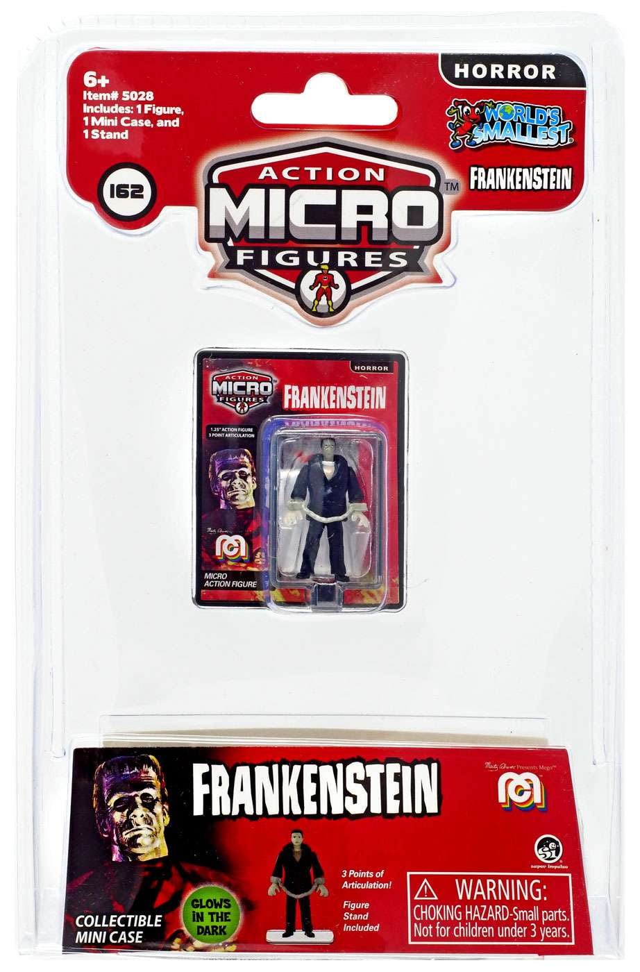 World's Smallest Action Micro Figures Frankenstein Micro Figure ...
