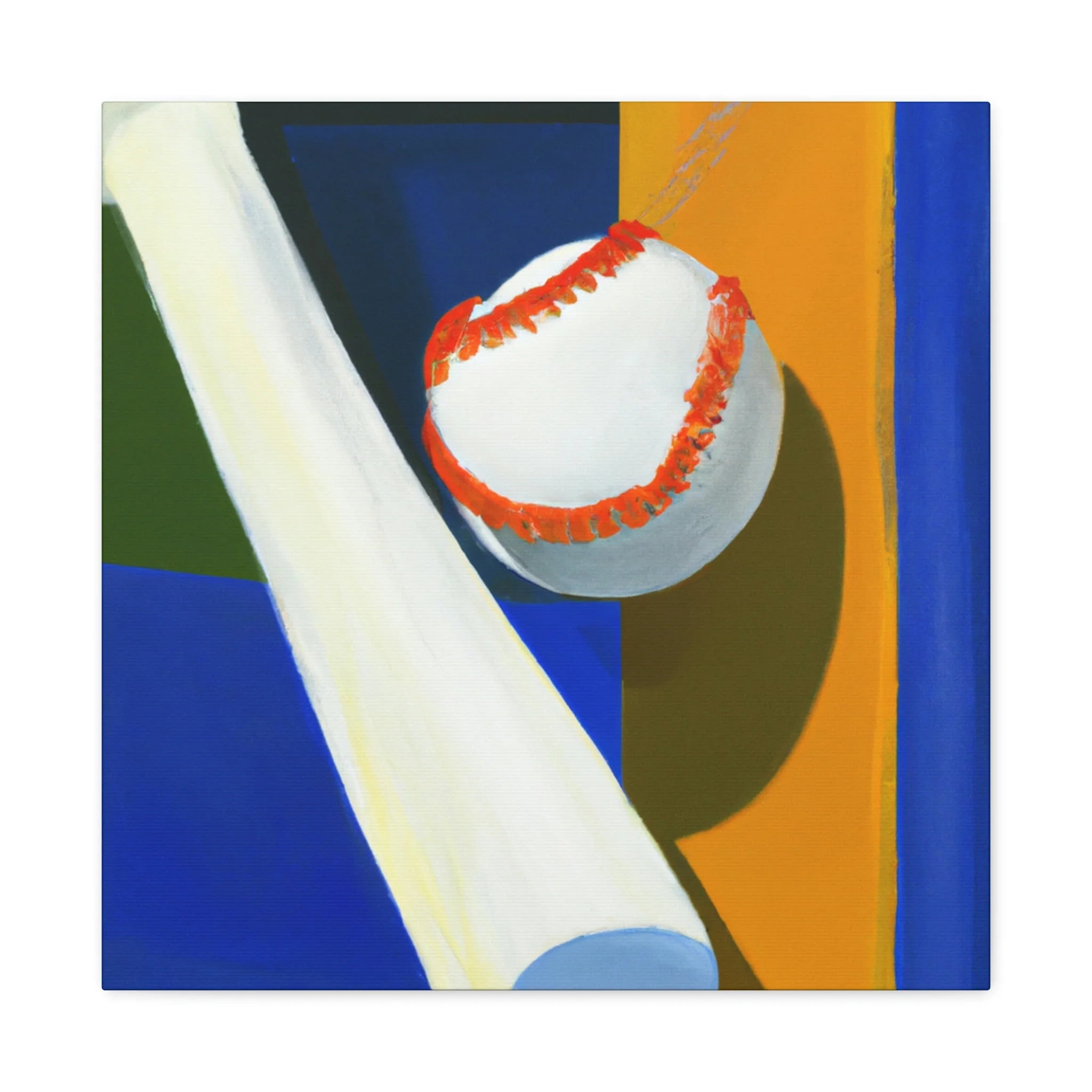 Baseball's Minimalism - Canvas - Walmart.com