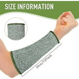 2 Pairs Cut Resistant Sleeves Level 5 Arm Protective Sleeve for Thin ...