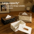 AOOOWER Luxury Home Accessory Wooden Tissue Box Container For Living ...