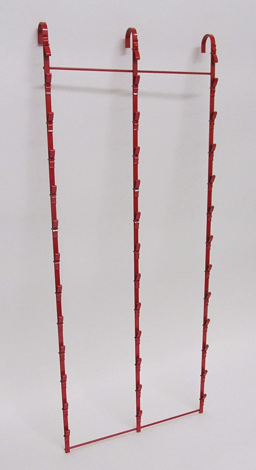 Hanging Clipper Display Grid Panel Rack 36 Clips Red - Walmart.com