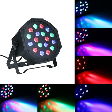AC90-240V 18W 18 LED RGB Stage Par Light Lighting Fixture Supported ...