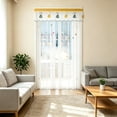 Dvumao Home Decor, Adorable Lace Door Curtain With Embroidered Accents ...
