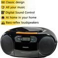 Philips Portable Boombox with CD, Cassette, MP3-CD, USB, Bass Boost ...