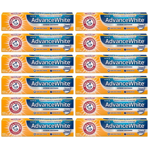 Pack of (12) Arm And Hammer Advance White Extreme Whitening Toothpaste ...
