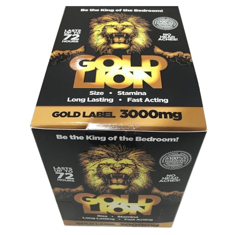 Cousins Group Inc Gold Lion Male Pill 1ct (24/Dp) | Walmart en línea