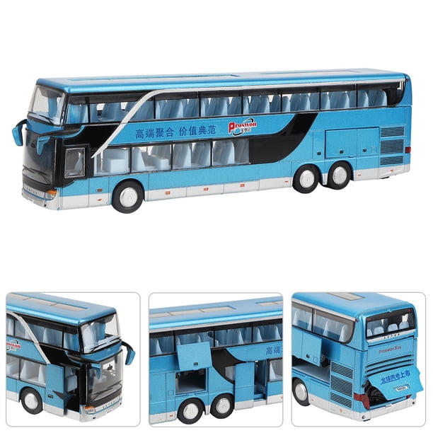 Double-decker Bus Toy, Play Set Toys Kids Car Model Toy, Alloy Bus Toy ...