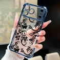 Elegant Floral Vines Pattern Four Corner Anti-Fall Phone Case ...