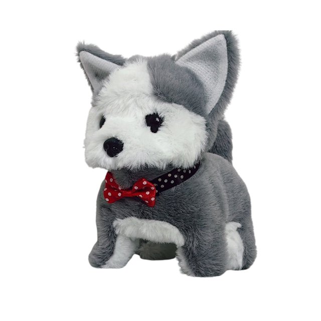 Lovable Interactive Robot Dog Toy with Short Hair for Cozy Cuddling and ...