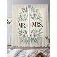 Wedding Sheer Curtains for Living Room Bedroom, Mr Light Filtering ...