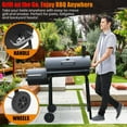 Charcoal Grill Offset Smoker: Charcoal Barbecue Grills with Spacious ...