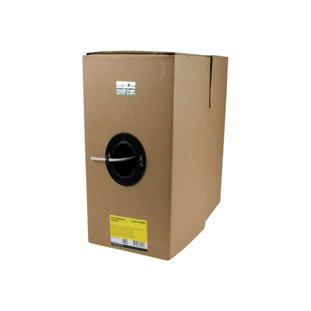 StarTech.com 1000 ft Roll of Gray Plenum CMP Cat 6 Solid UTP Bulk Cable ... StarTech.com 1000 ft Roll of Gray Plenum CMP Cat 6 Solid UTP Bulk Cable ...