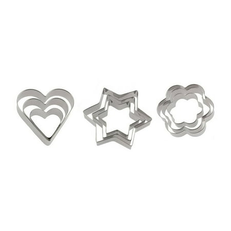 Five-Pointed Star Biscuit Cookie Cutter Heart-Shaped Cutting Love ...