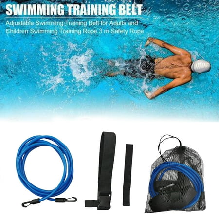 Swim Training Belts Swim Bungee Cords Resistance Bands Swim Tether ...
