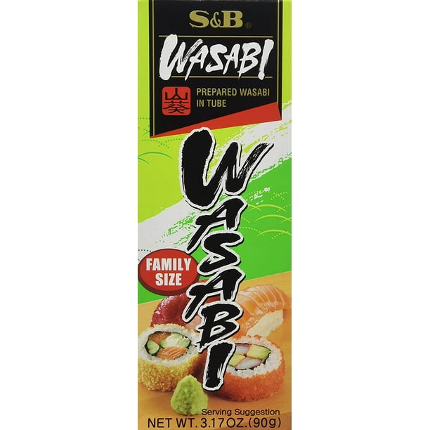 Set de 3 Pastas de Wasabi S & B Japonesa Auténtica 90g S & B SB ...