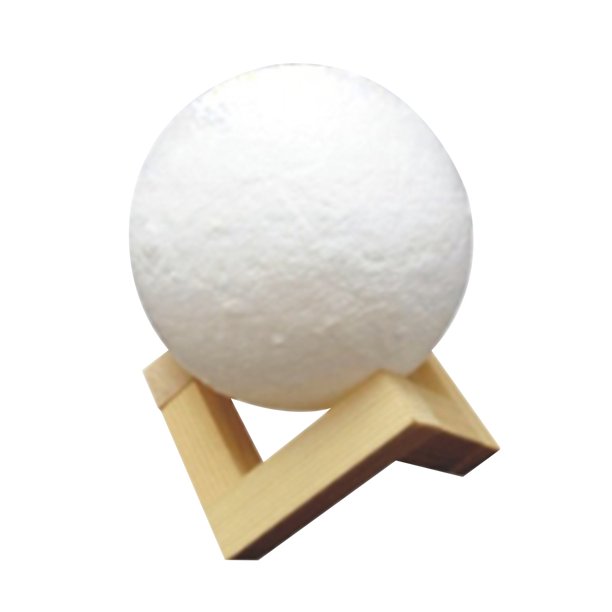 KEVCHE 10cm Lámpara Lunar Táctil Iluminacion, 3D Printed Lunar Light ...