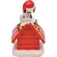 Mark Feldstein, Peanuts Snoopy's Dog House Tabletop Holiday Figurine ...