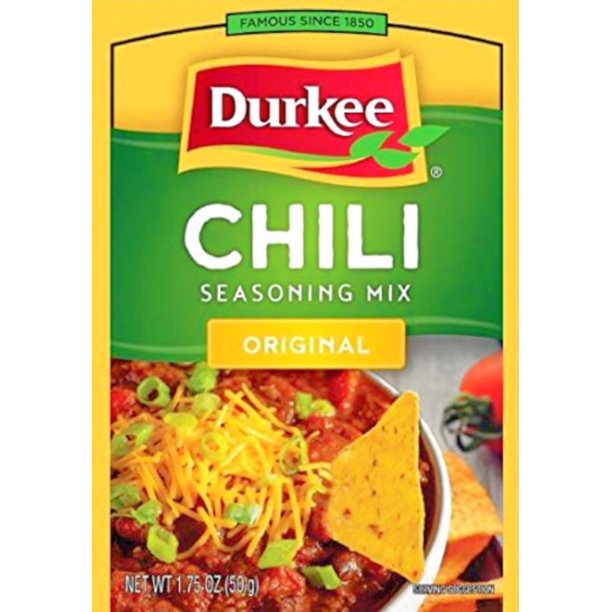 Durkee Original Chili Seasoning Mix, 1.75-Ounces Packages (Pack of 18 ...