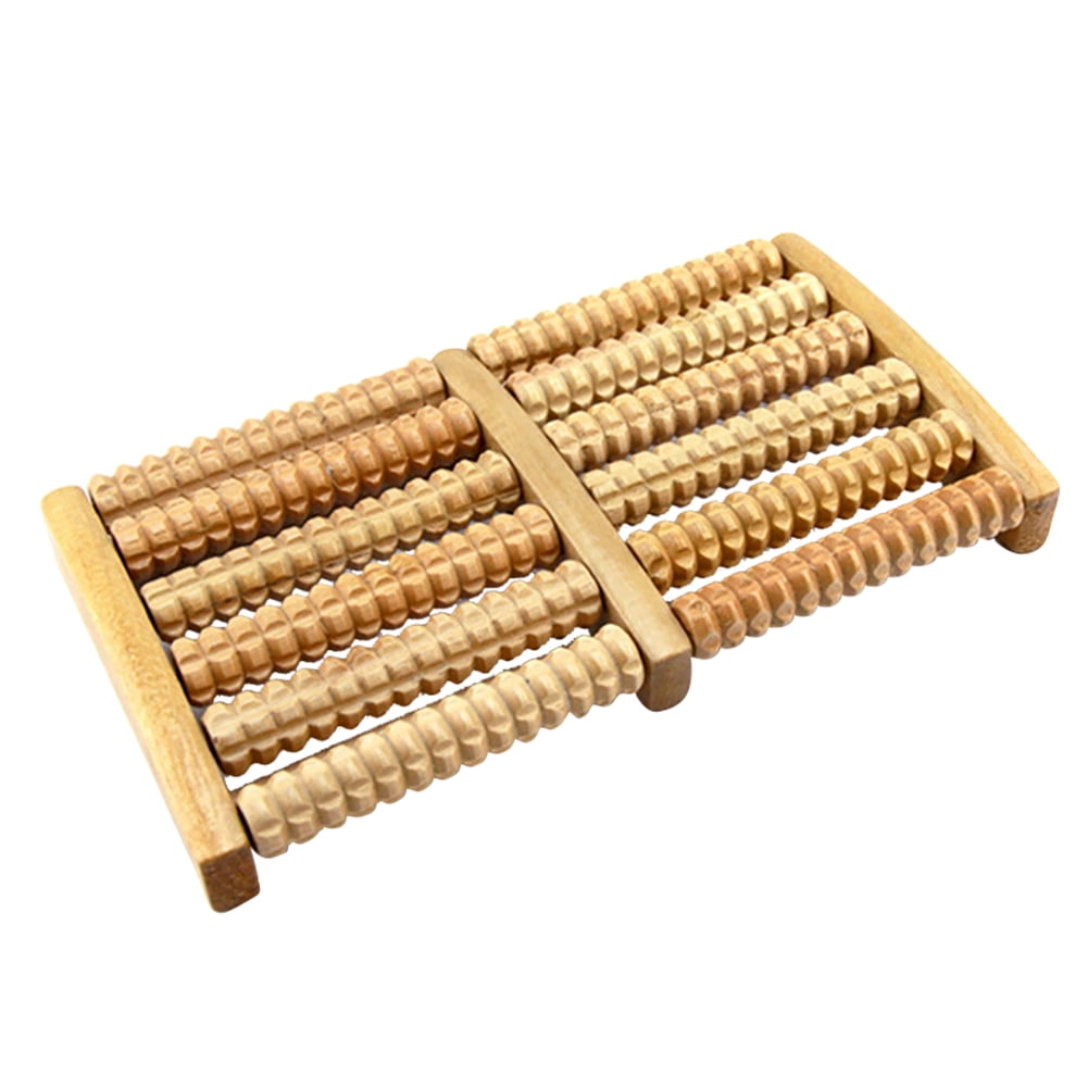 LeKing Wooden Foot Massager Roller Stick Foot Muscle Relax Tool Massage ...