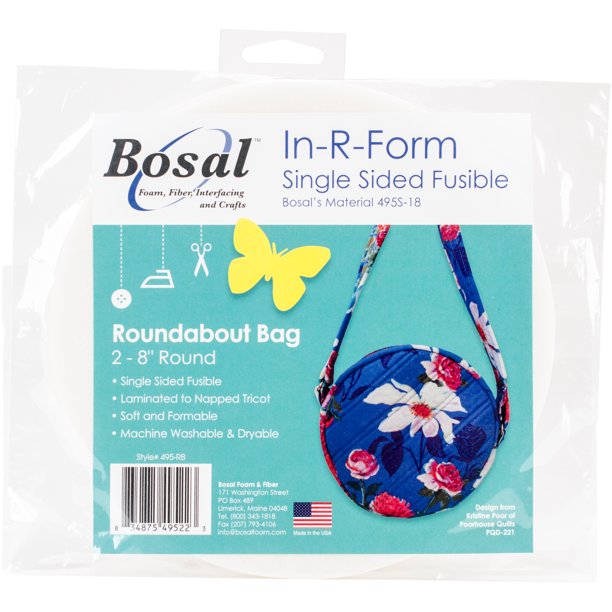 Bosal In-R-Form Single-Sided Fusible-Roundabout Bag 8" 2/Pkg - Walmart.ca