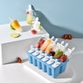 ‌12-Cavity Ice Cream Molding Kit for Home Refrigerator, Easy-Release ...
