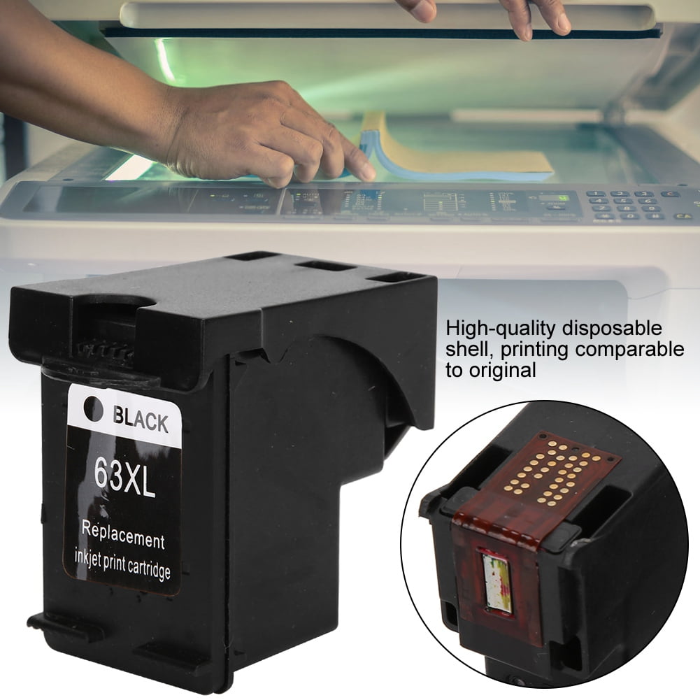 Black Colorful Fillable Ink , Ink Box, For HP63 2130 3630 4520 4650 ...