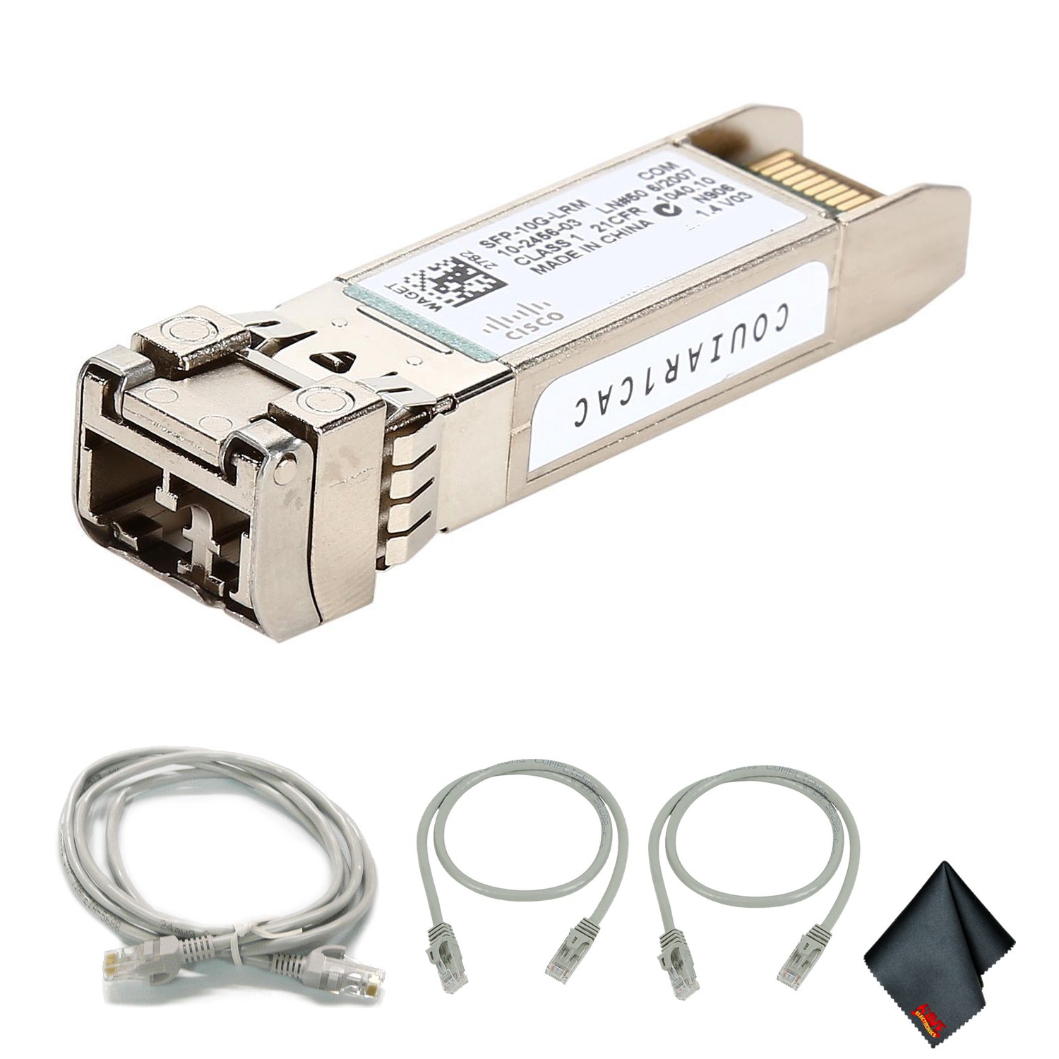 Cisco SFP-10G-LRM 10 Gigabit Interface Converter with Extra Cat5 Cables ...