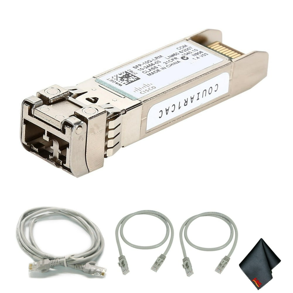 Cisco SFP-10G-LRM 10 Gigabit Interface Converter with Extra Cat5 Cables ...