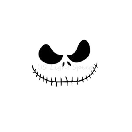 NIGHTMARE BEFORE XMAS JACK SKELLINGTON Car Decal Vinyl Wall Sticker ...