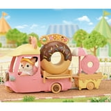 Calico Critters Dip Dip Donuts Wagon, Dollhouse Playset with Figure ...