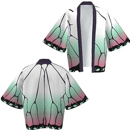 Demon Slayer Cosplay Kimono Jacket Two-dimensional Cape Prom Costume ...