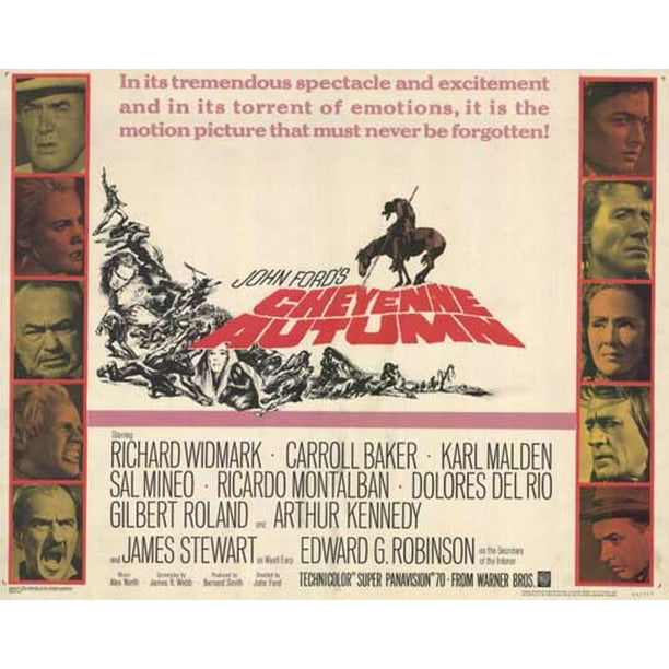 Cheyenne Autumn - movie POSTER (Style D) (11" x 14") (1964) - Walmart ...