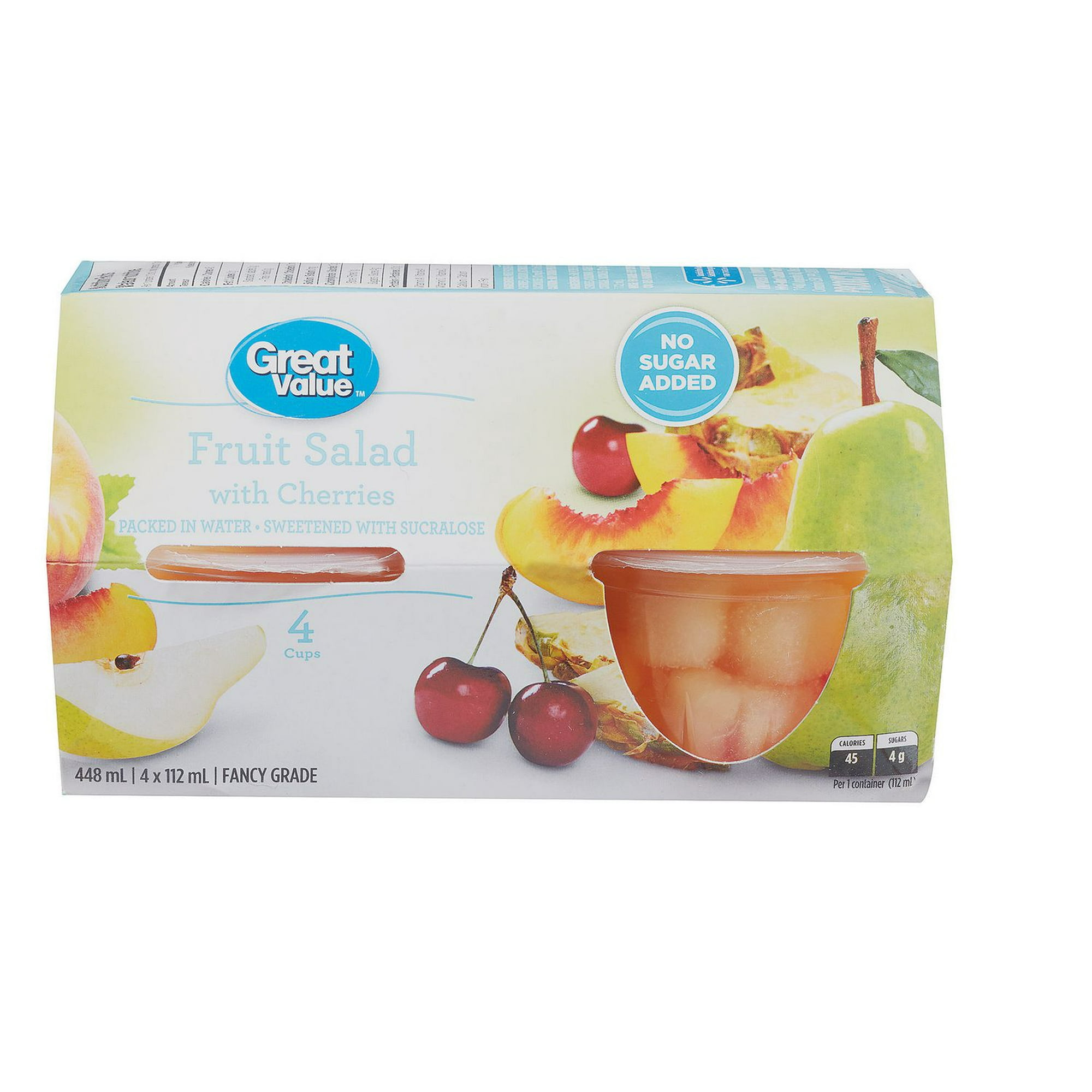 Click here for Great Value Fruit Salad With Cherries 112 Ml prices