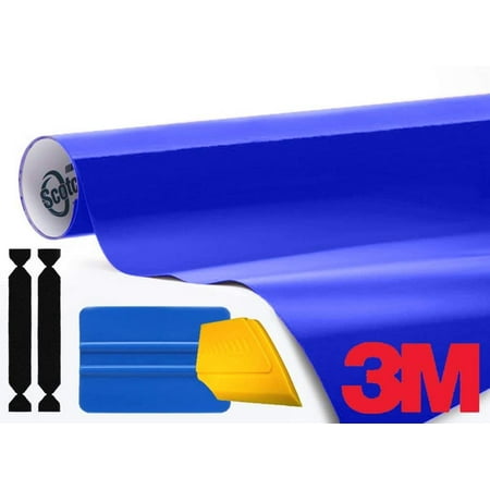 3M 1080 Gloss Cosmic Blue Air-Release Vinyl Wrap Roll Including Toolkit ...