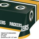 Green Bay Packers Plastic Tablecloths, 3 Count - Walmart.com