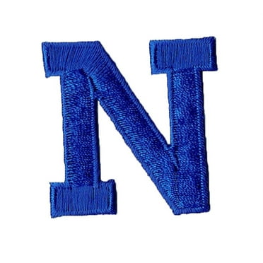 Alphabet Letter - R - Color Royal Blue - 2" Block Style - Iron On ...