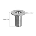 M6 T-nuts, 12 Pack Carbon Steel Tee Nuts, Round Base Weld Nuts 20mm ...