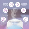 GuruNanda Modern Essential Oil Diffuser - 6 Hours of Aromatherapy ...