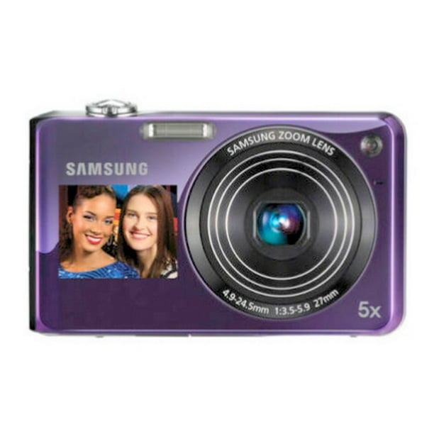 SAMSUNG Cámara Digital PL150/TL210 (Morada): 12,4 MP, gran angular de ...